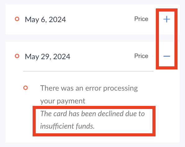 Why did my credit card error?